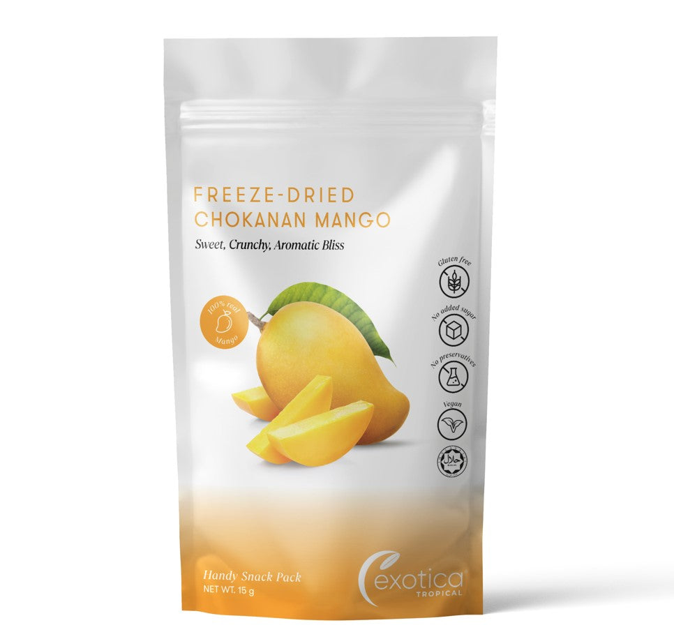 Freeze Dried Chokanan Mango 15g Snack Pack / Buy Online Exotica NZ ...