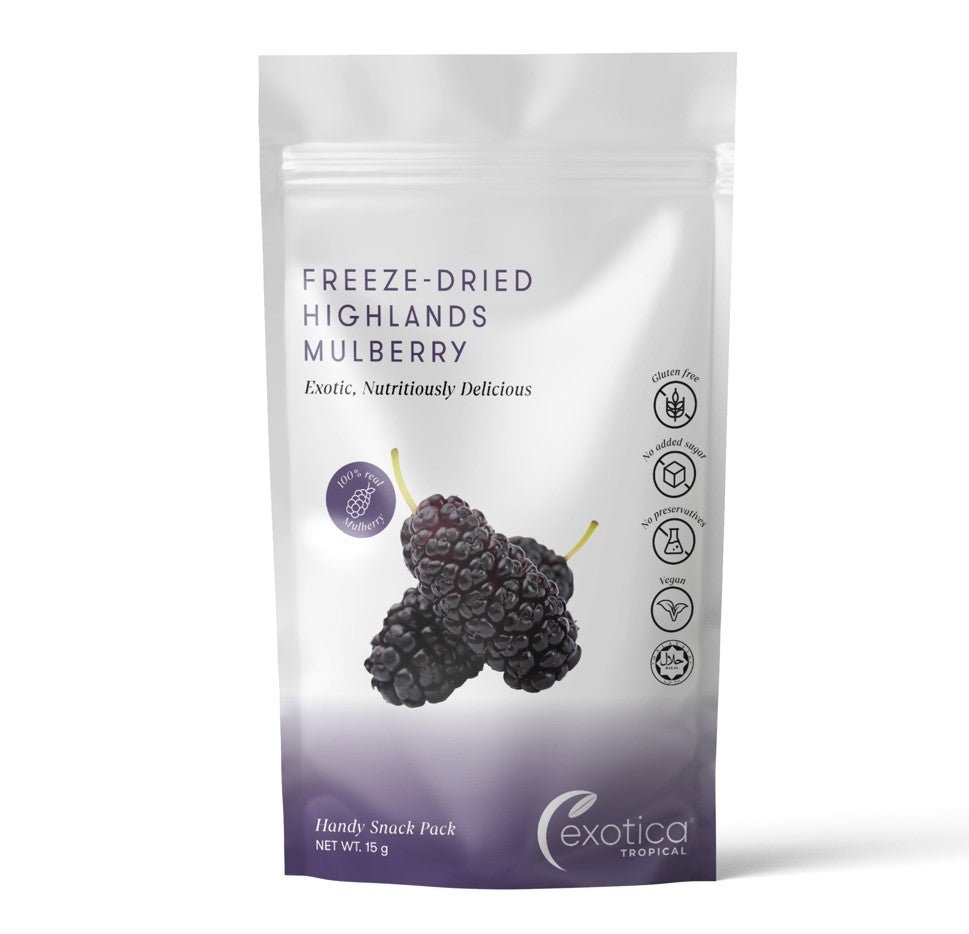 Freeze Dried Highlands Mulberry 15g Snack Pack / Buy Online Exotica NZ ...