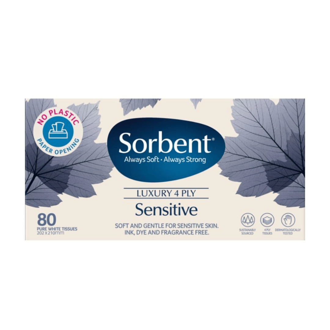 Sorbent Sensitive Tissues 4 Ply 80 pack - Buy Online | Farm Fresh Direct