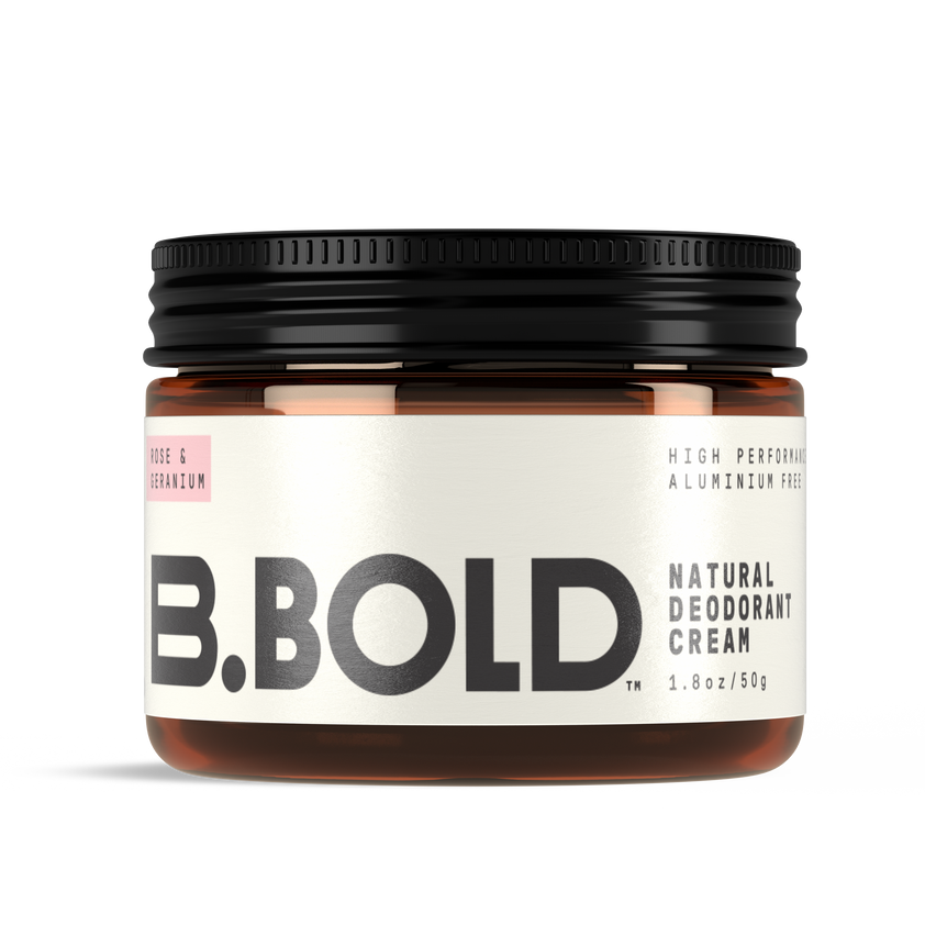 Rose & Geranium Natural Deodorant | B.BOLD Original Formula