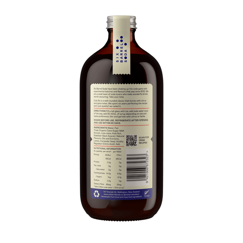 Cola Six Soda Syrup