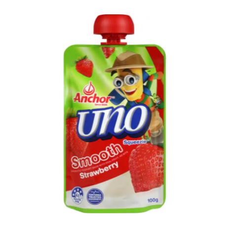 Anchor Uno Yoghurt Pouch Strawberry - 100g