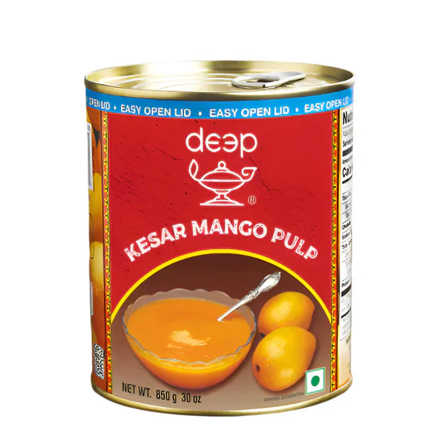 Deep Kesar Mango Pulp Can 850g - Buy Online | Farm Fresh Direct