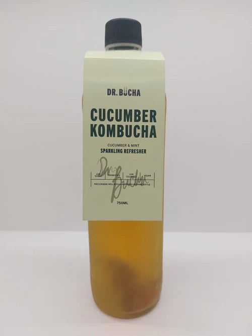 DR BUCHA KOMBUCHA CUCUMBER MINT 750ML - Buy Online | Farm Fresh Direct