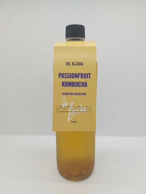 DR BUCHA KOMBUCHA PASSIONFRUIT 750ML - Buy Online | Farm Fresh Direct