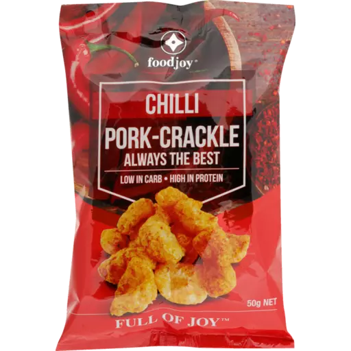Foodjoy Pork Crackle Chilli 50g - Buy Online | Farm Fresh Direct