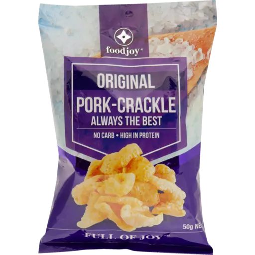Foodjoy Pork Crackle Original 50g - Buy Online | Farm Fresh Direct