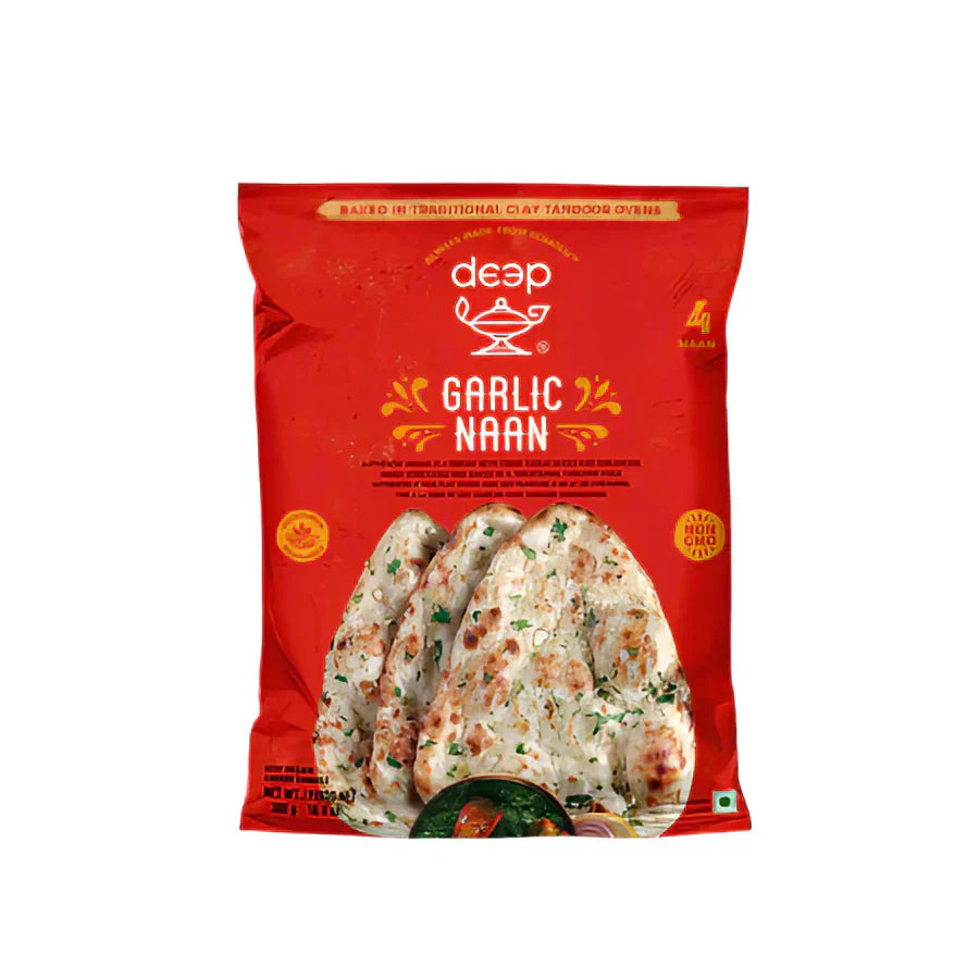 Frozen Garlic Naan 300g (4 Naan)