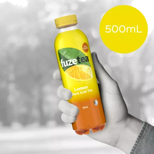 Fuze Tea Black Tea Lemon 500mL - Buy Online | Farm Fresh Direct