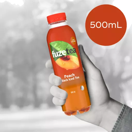 Fuze Tea Black Tea Peach 500mL - Buy Online | Farm Fresh Direct