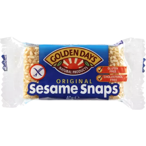 Golden Days Sesame Snaps 40g - Buy Online | Farm Fresh Direct