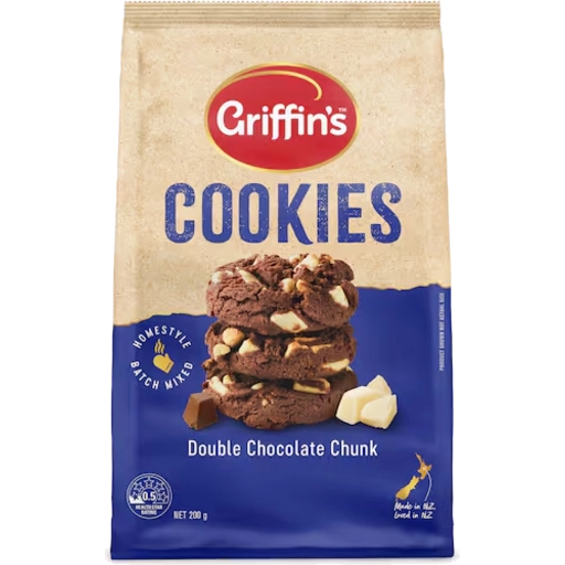 Griffin’S Double Choc Chunk Cookies 200g