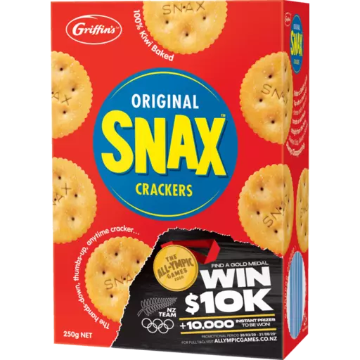 Griffins Snax Crackers Original 250g