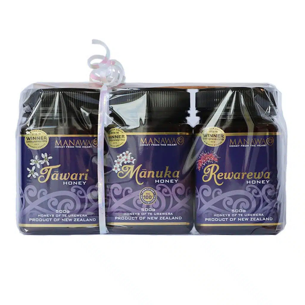 Honeys of Te Urewera Range Gift Special 3 x 500g - Buy Online | Farm ...