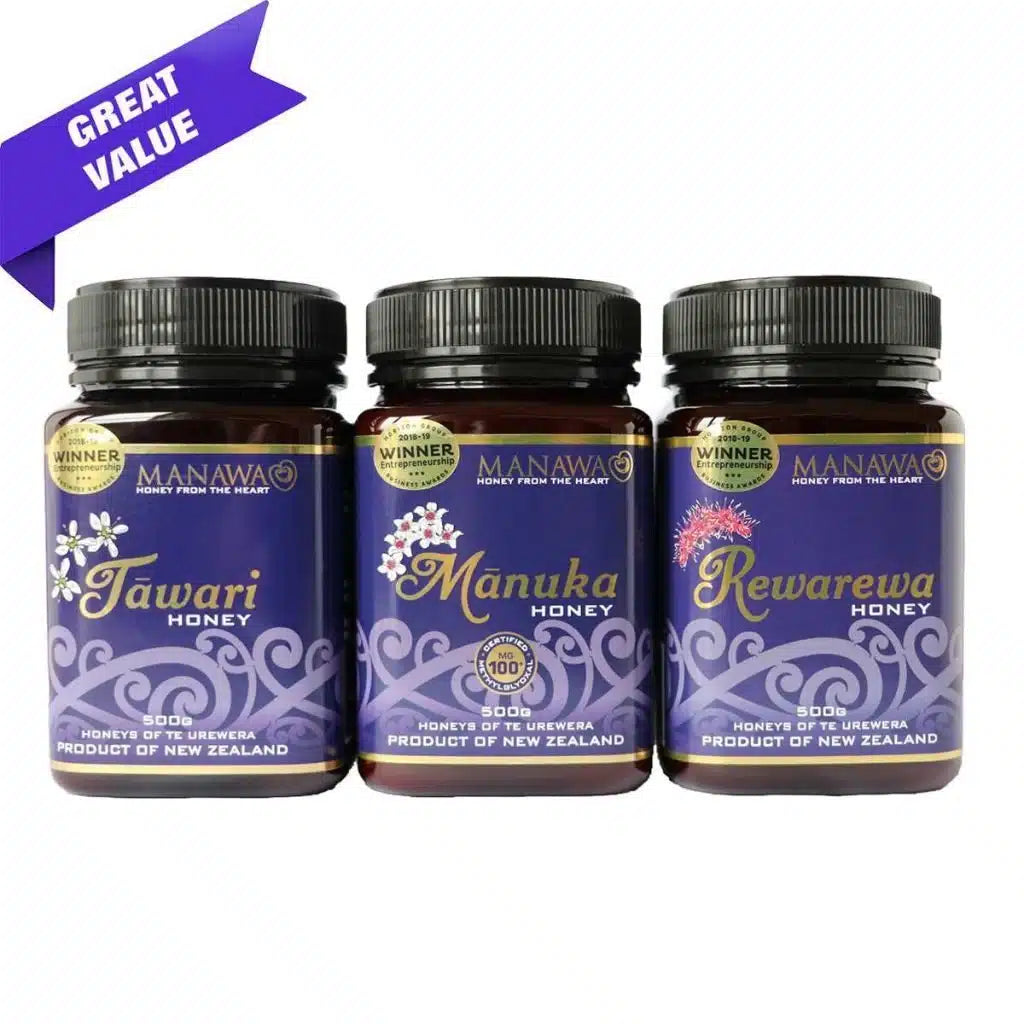Honeys of Te Urewera Range Special 3 x 500g - Buy Online | Farm Fresh ...