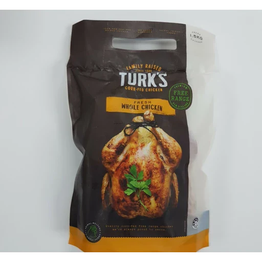 Turks Free Range Chicken 1.5kg - Buy Online | Farm Fresh Direct
