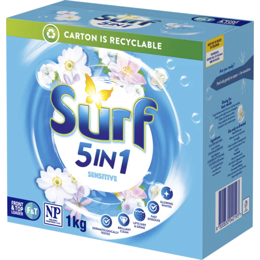 Surf Laundry Powder Sensitive 1kg - Buy Online | Farm Fresh Direct