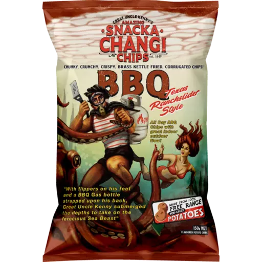 Snacka Changi Chips Snacka Changi Potato Chips Kettle Fried Barbecue ...