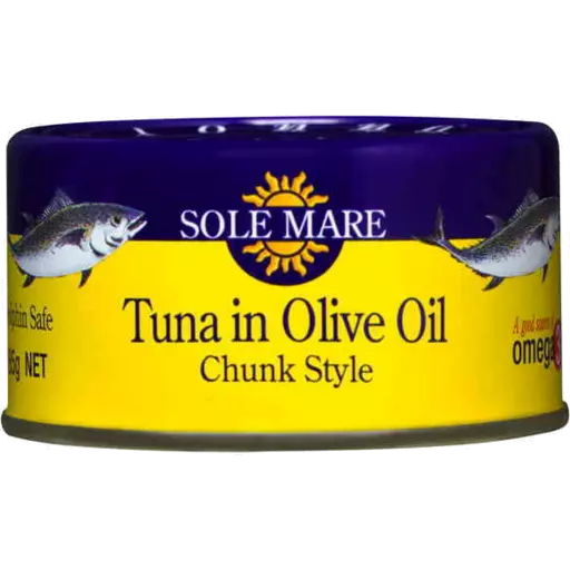 Sole Mare Tuna In Olive Oil 185g - Buy Online | Farm Fresh Direct