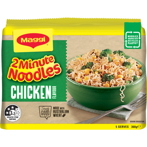 Maggi 2-Minute Noodles Noodles Chicken Multipack 72g