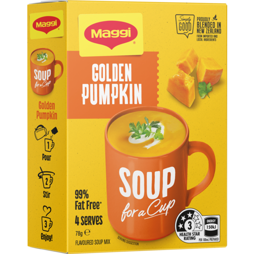 Maggi Soup Culinary For A Cup Golden Pumpkin Multipack 19.5g