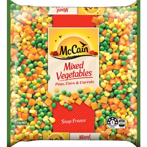 Mccain Mixed Vegetables 1kg - Buy Online | Farm Fresh Direct