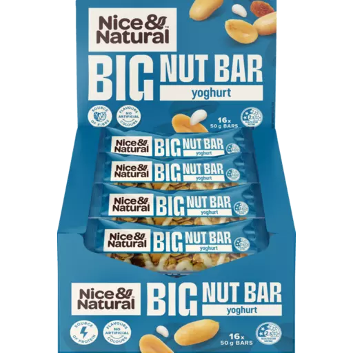 Nice&Natural Big Nut Bar Yoghurt 50g
