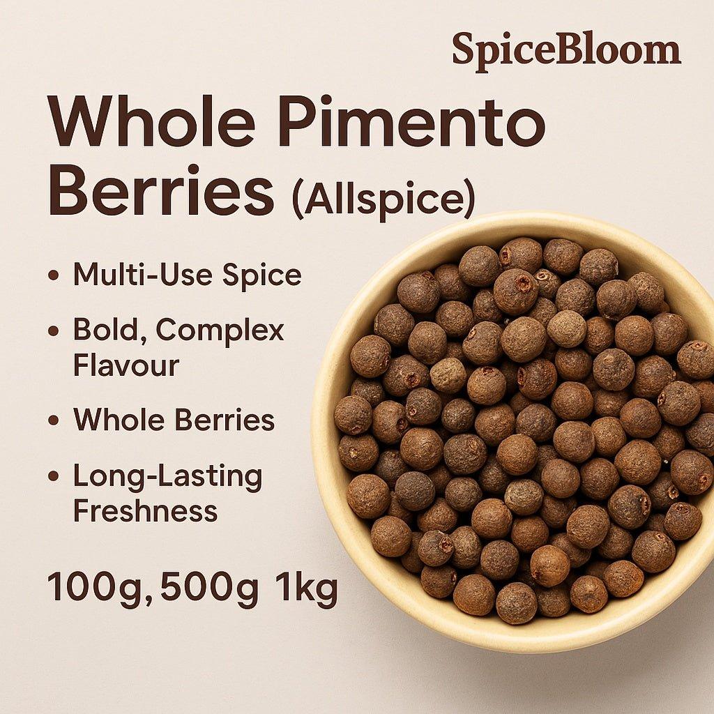 Whole Pimento Berries (Allspice) – 50g, 100g, 500g, 1kg | SpiceBloom